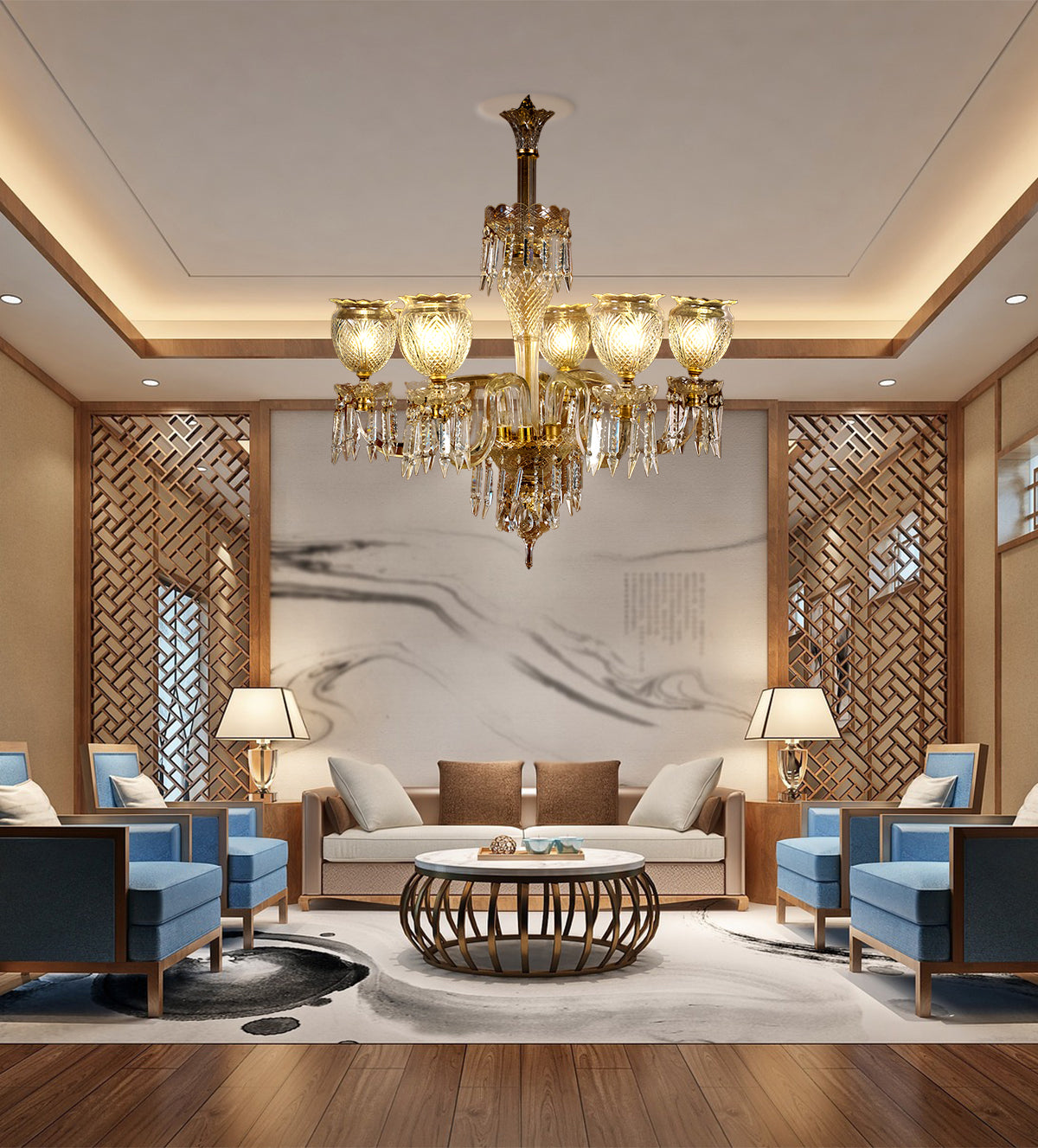 Maharaja's heritage crystal chandelier - Luxury Lighting for Home, Vil